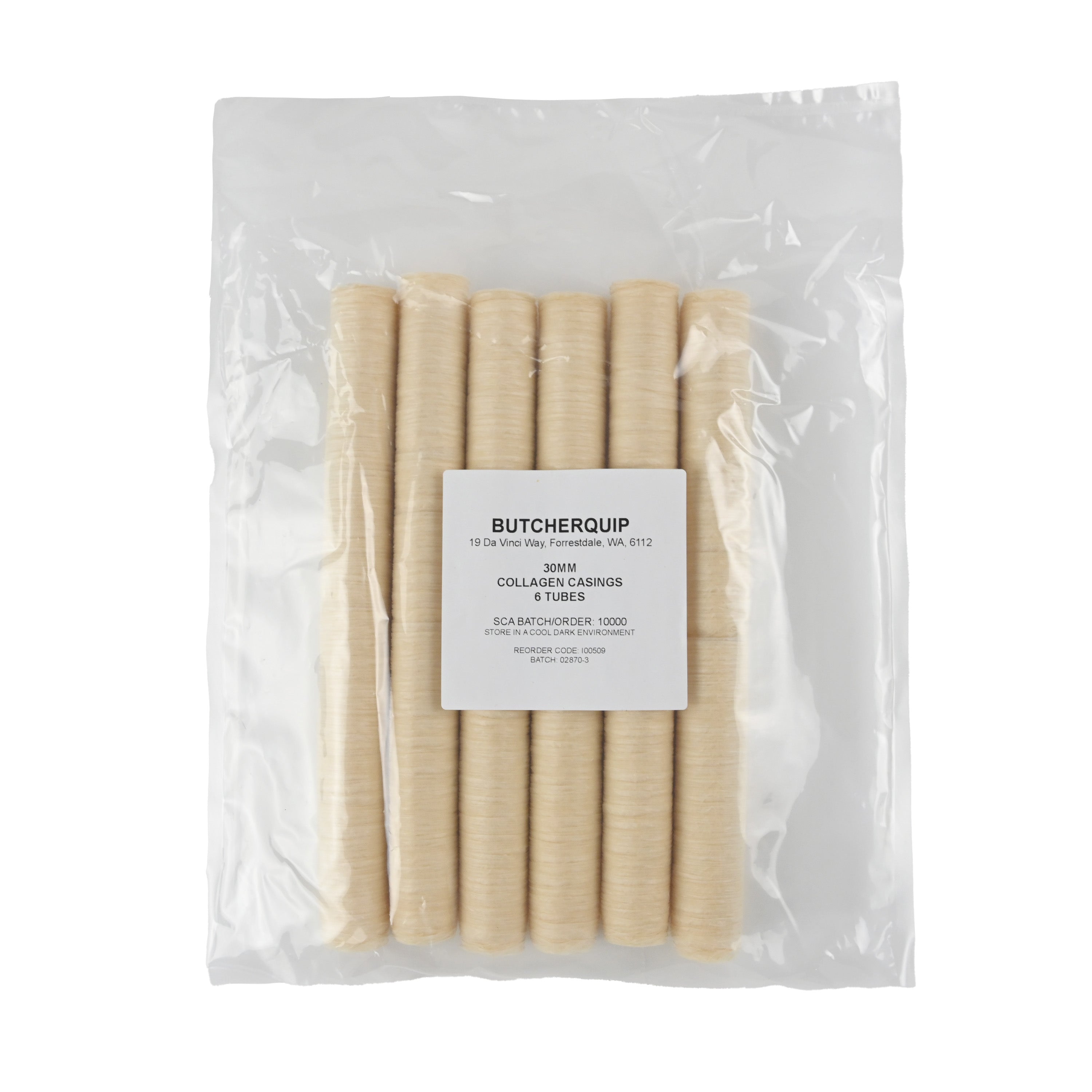 Collagen Casing Thick 30mm Fresh 6 Tubes – BUTCHERQUIP